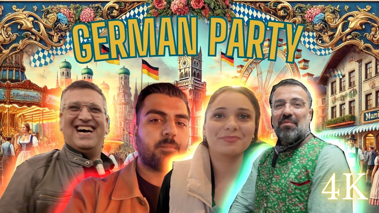 National Party in Germany | محفل بزرگ در آلمان | Hila & Massi Vlog 123 ...