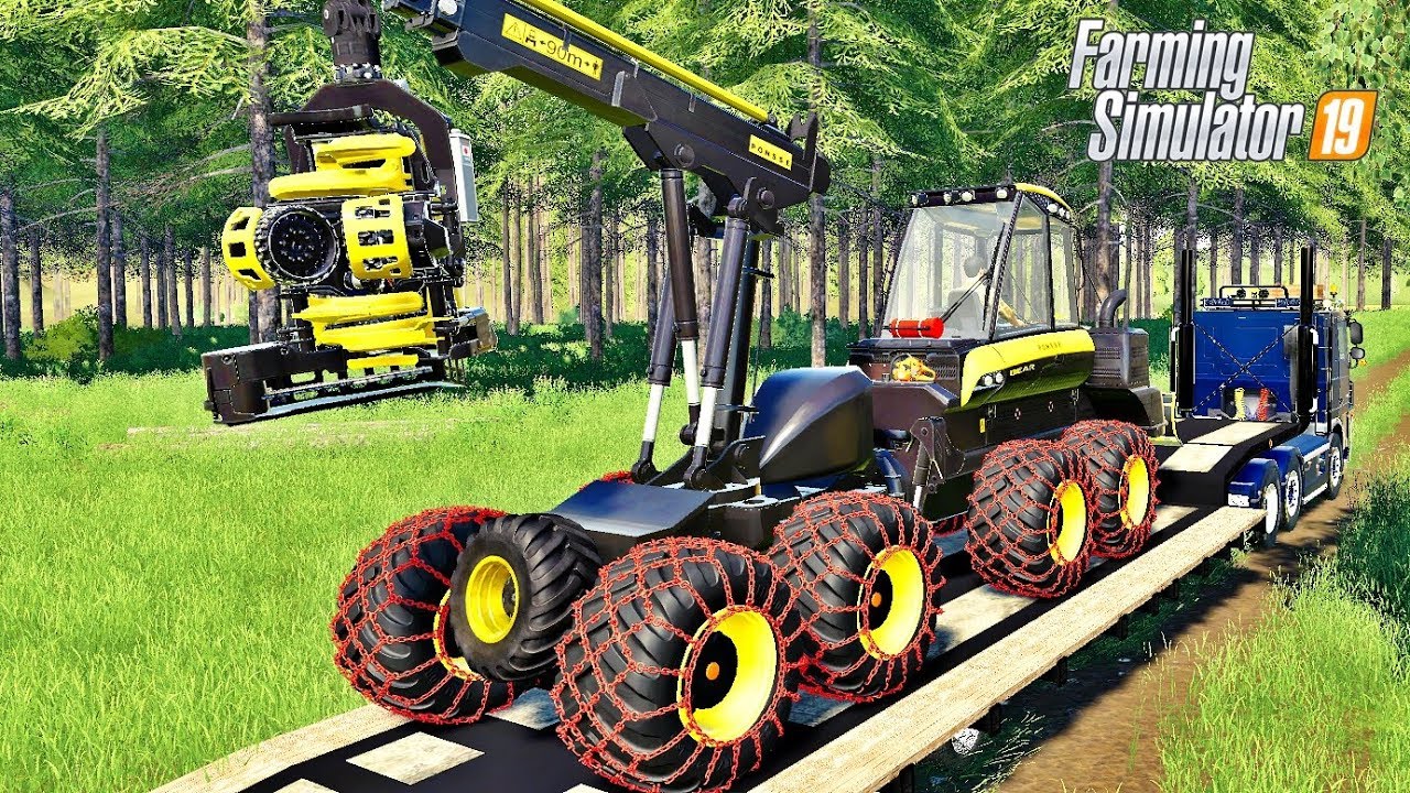 Farming simulator 2019 - Ponsse Bear 8w - YouTube