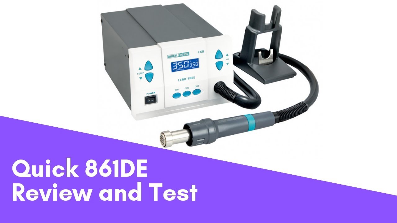 Quick 861de, review and test \ обзор, недостатки, калибровка - YouTube