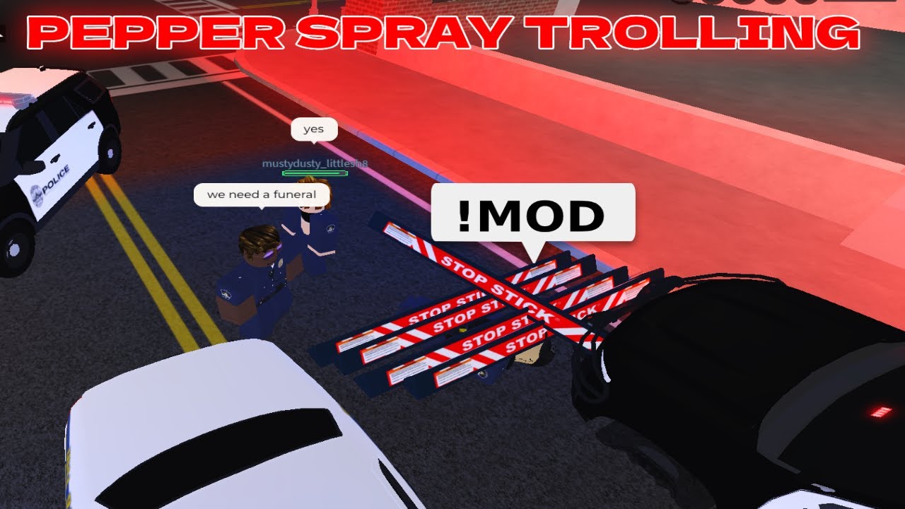 I Got Banned For Using Pepper Spray in ERLC! - YouTube