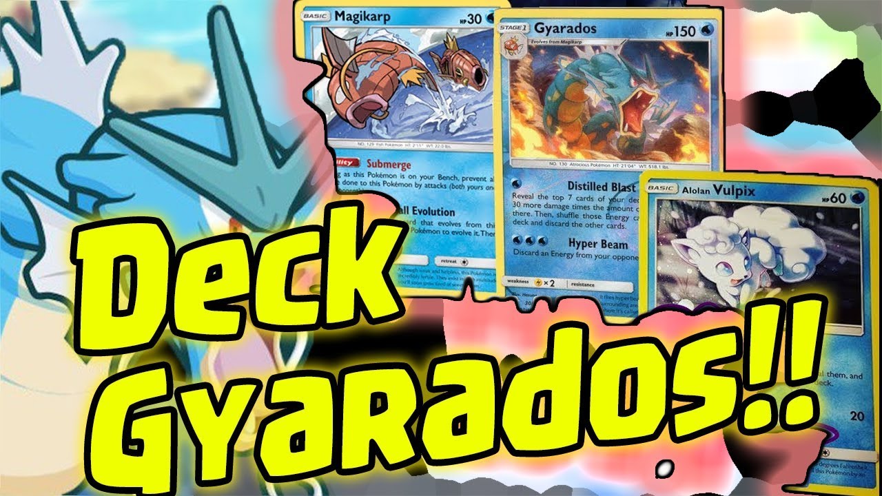 DECK GYARADOS GYARABOMB Mazzo Pokemon STD Pokemon TCGO ITA - YouTube
