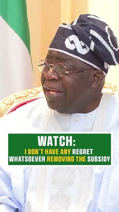I Have No Regret Whatsoever Removing Fuel Subsidy #shorts - YouTube