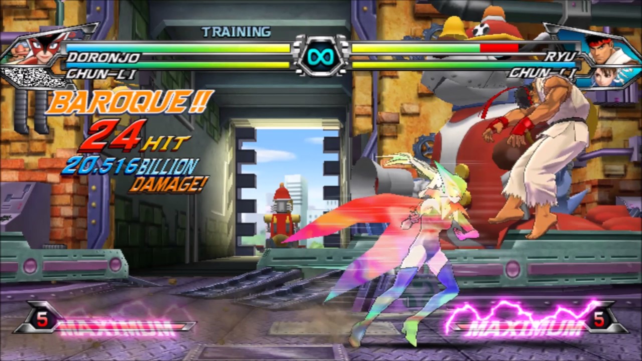 [TvC] Doronjo / Chun Li 2 trees midscreen combo - YouTube