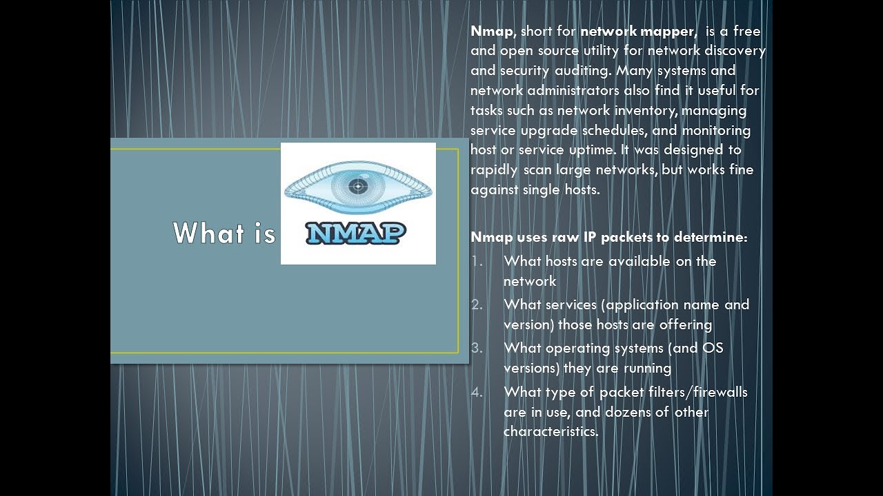 NMAP for Beginners - Part 1: Basic Scan - YouTube