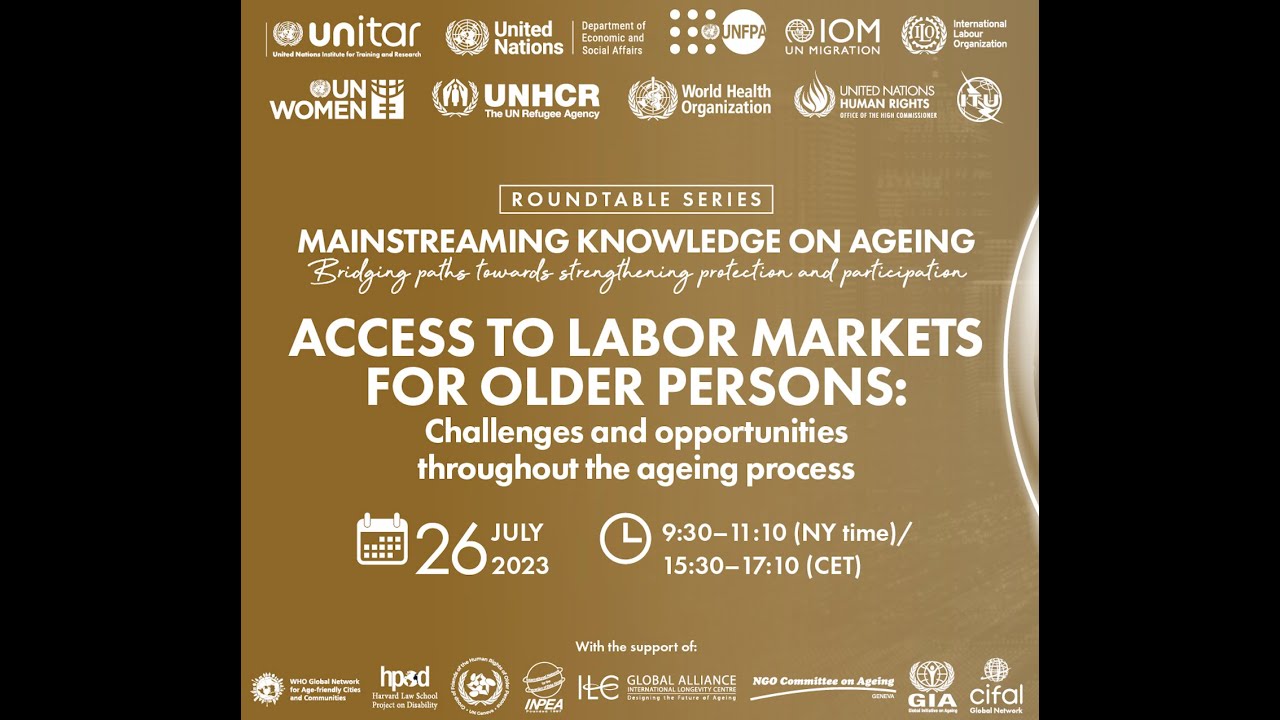 2nd Round. Access to labor markets for older persons: Challenges and ...