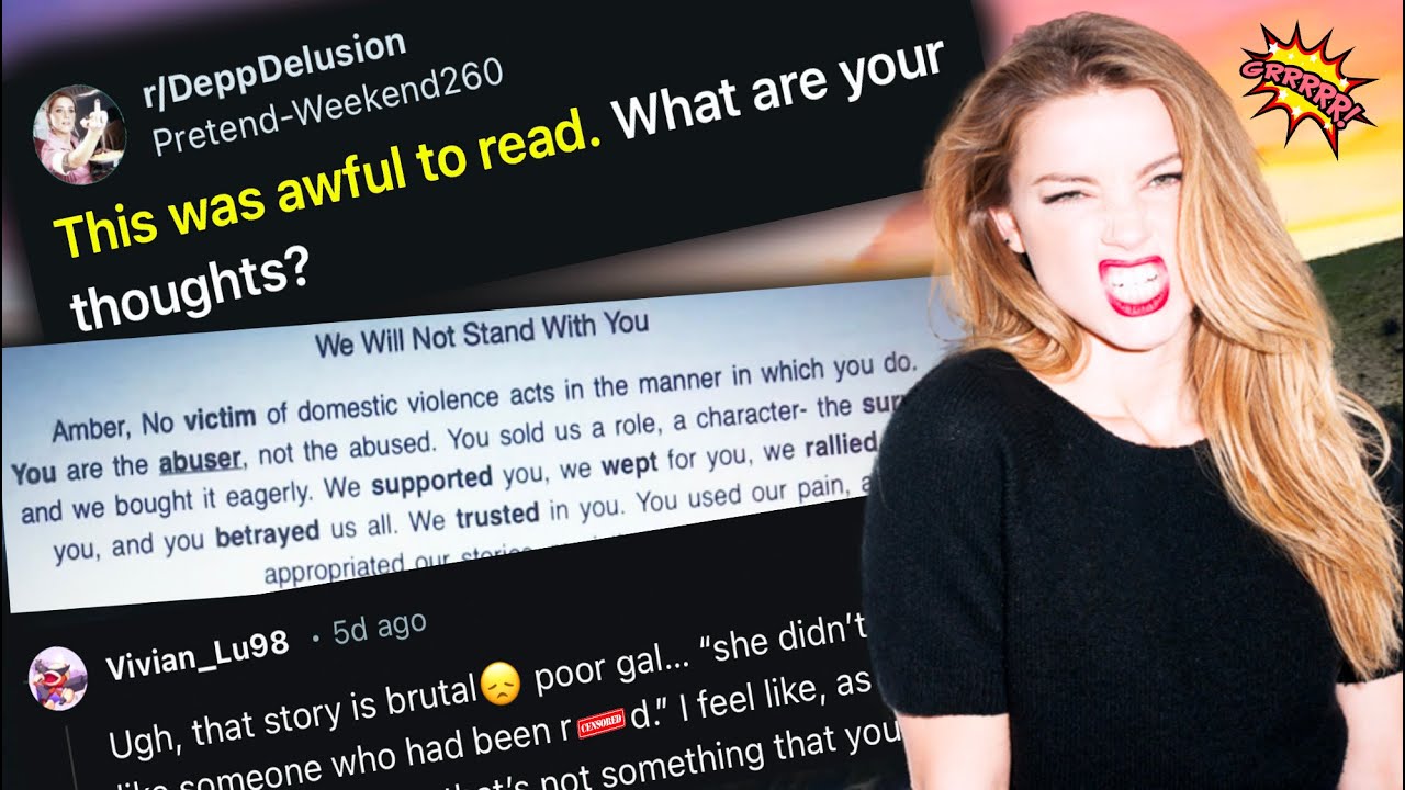 Amber Heard Reddit Fans triggered STILL! - YouTube
