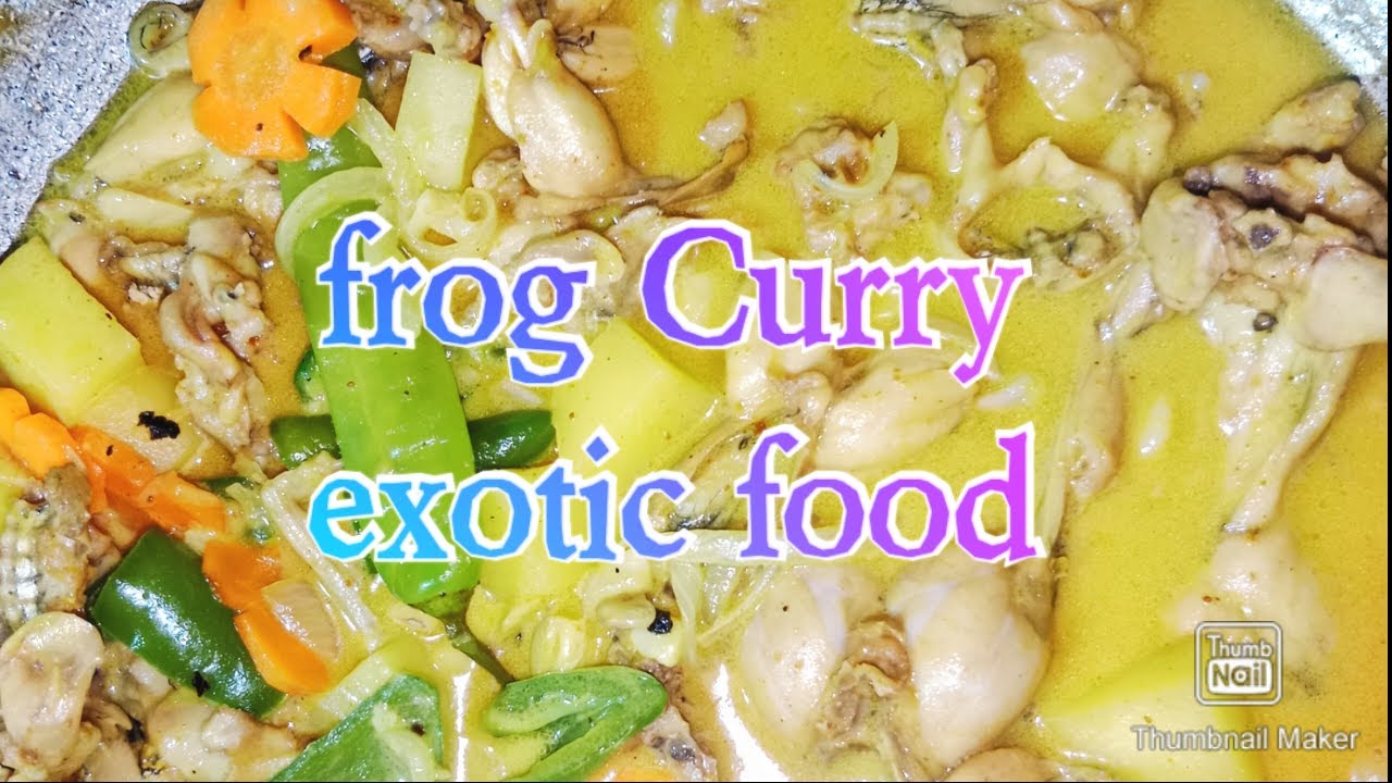 Frog Curry exotic food - YouTube