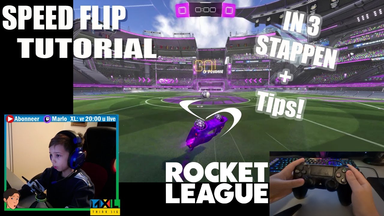 Speed Flip Tutorial, Nederlands: leer in 3 stappen + tips 🚀 Rocket ...