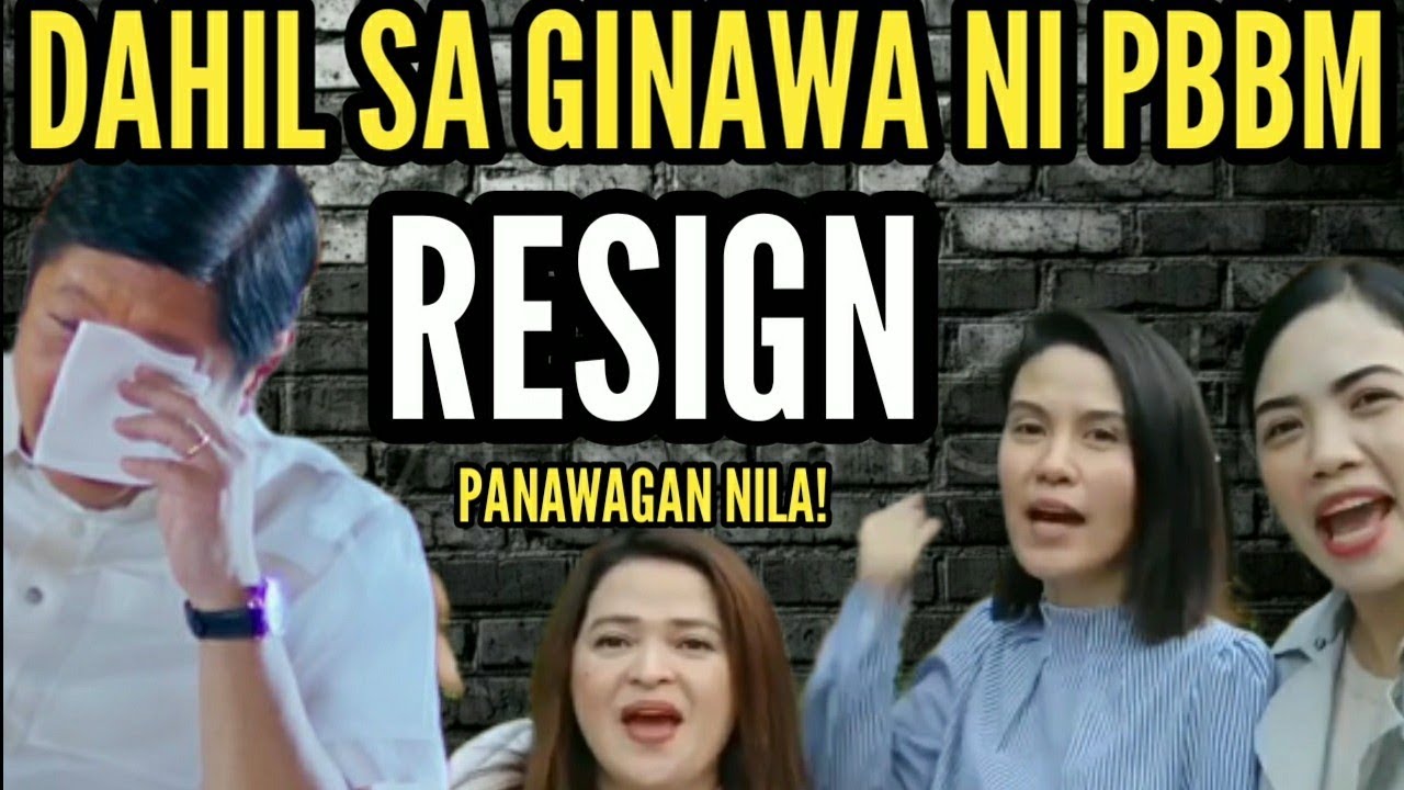 RESIGN BBM PANAWAGAN NGAYON! MGA KA-DEMONYOHANG GINAWA DAW NG TAGA ...