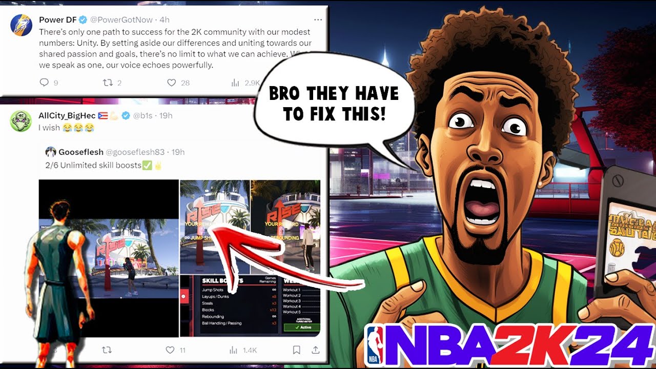 THIS IS CRAZY | UNLIMITED BOOST TWICE | POST EXPLOITS? | COMMUNITY UNITY | NBA 2K24 NEWS ...