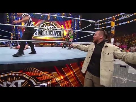 WWE NXT Stand & Deliver 2023 - Joe Coffey Debut (3rd Member Of Gallus ...