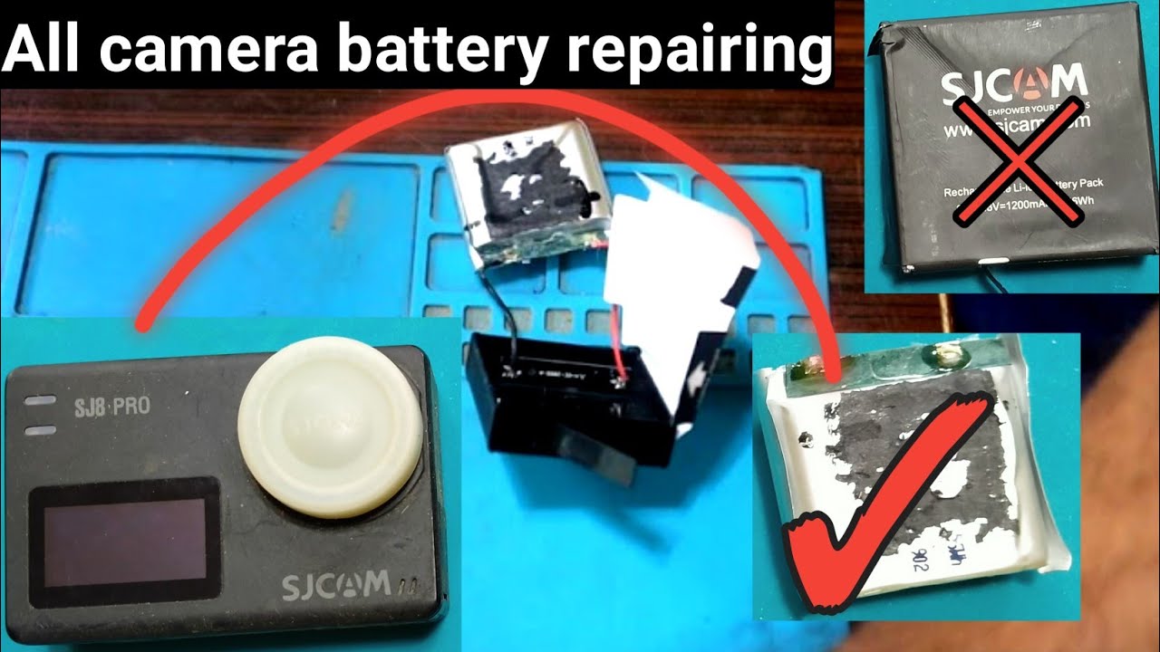 action camera battery repairing ! कोई भी बैट्री जो बाहर निकल अति है उसे ...