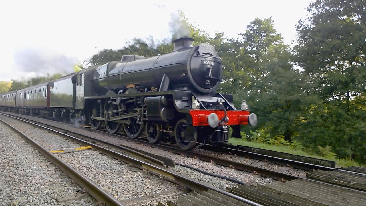 LMS Jubilee 45596 "Bahamas" t&t with WCR 47804 - 1Z82 08:45 Victoria to ...