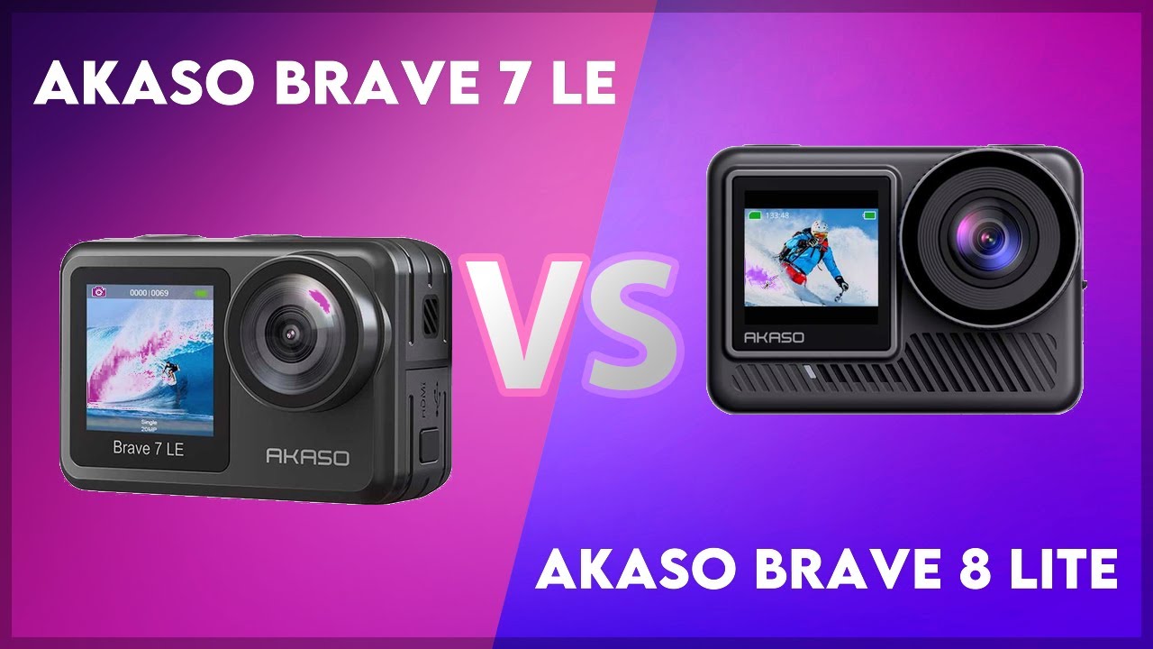 Akaso Brave 7 LE vs Akaso Brave 8 Lite Technical Comparison - YouTube