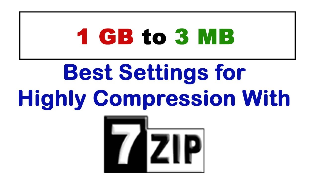 How To Compress 1GB File to 3MB With 7-Zip | With Proof | Latest 2025 ...