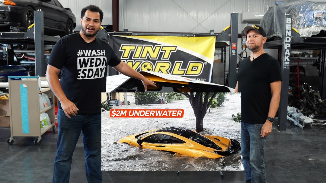 Wrapping the famous McLaren P1 with @tavarish - YouTube