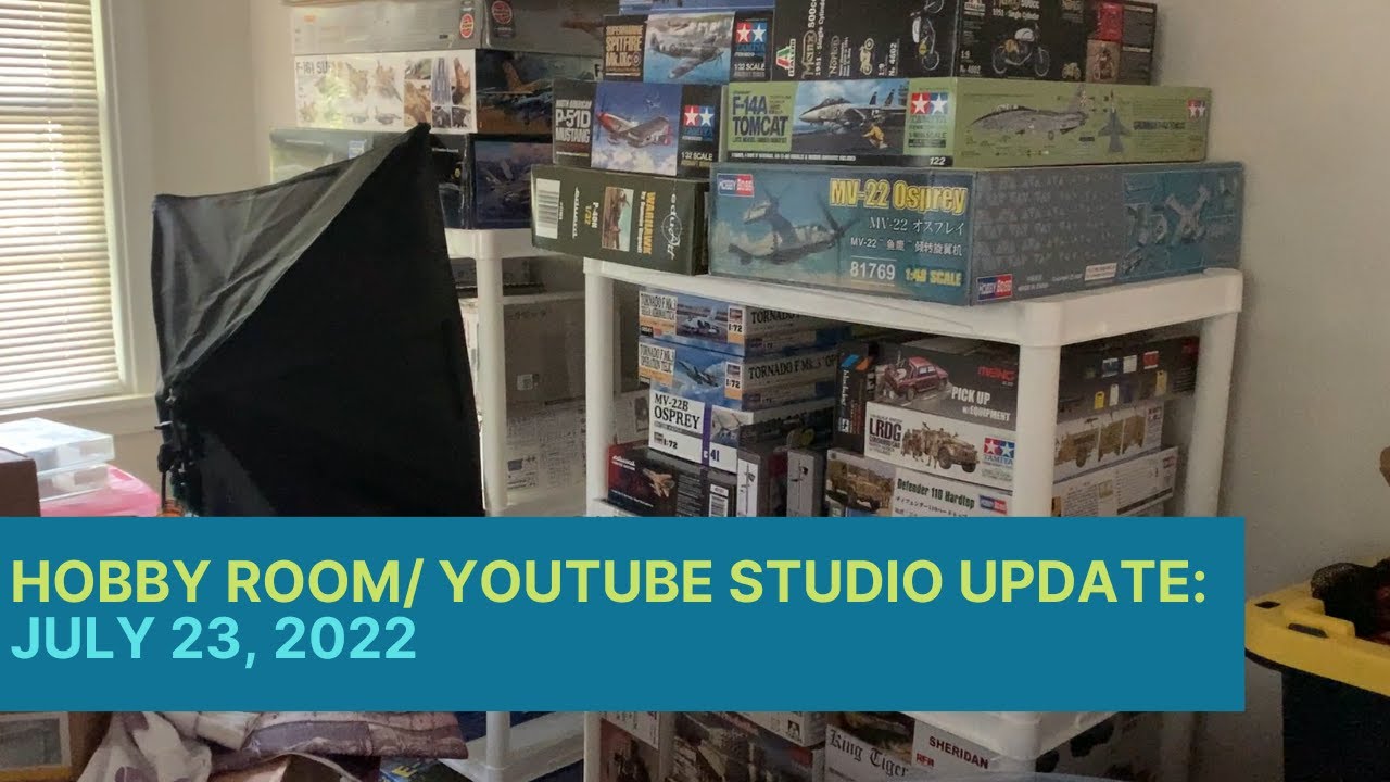 My new scale modeling room: update 07-23-22 - YouTube