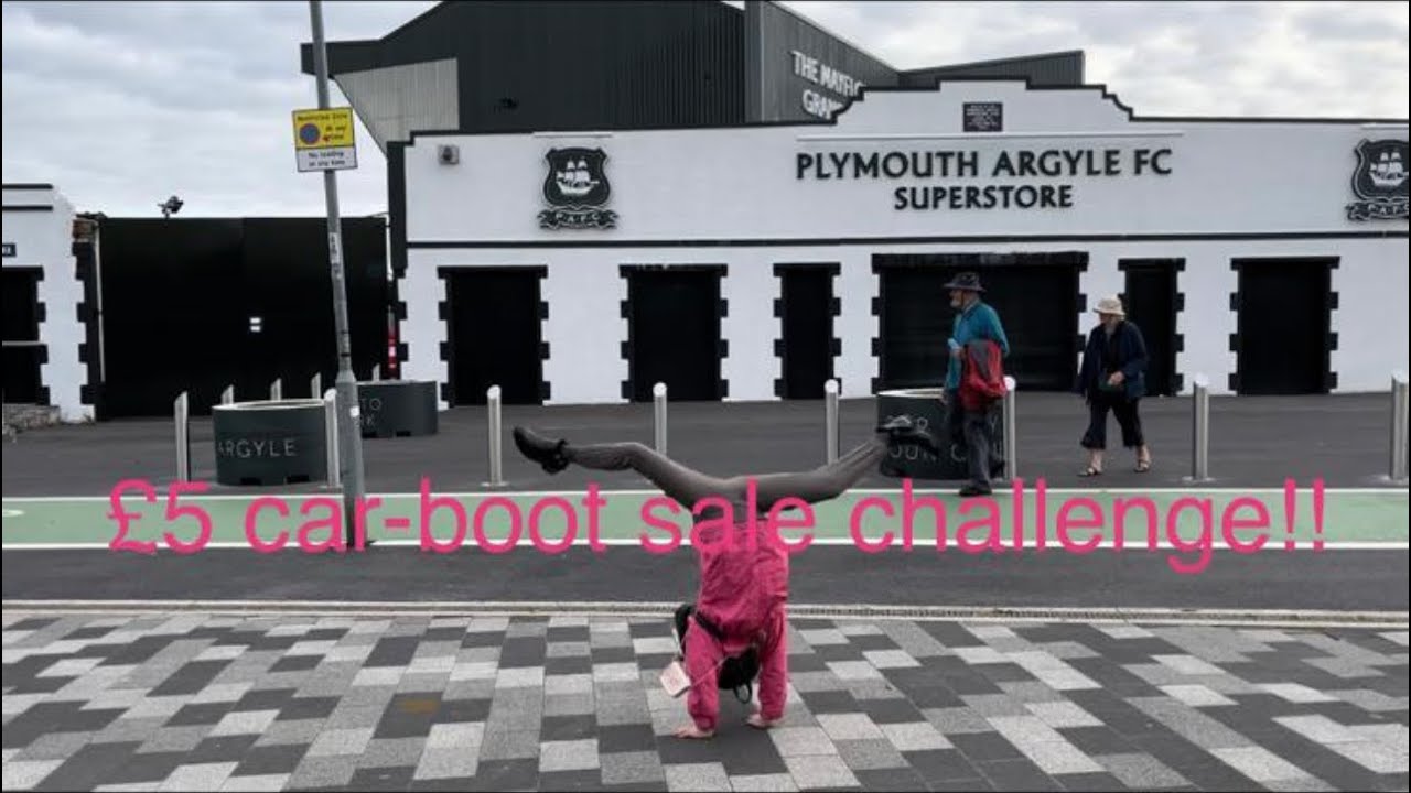Plymouth Argyle £5 car-boot challenge !! #challenge #funny - YouTube