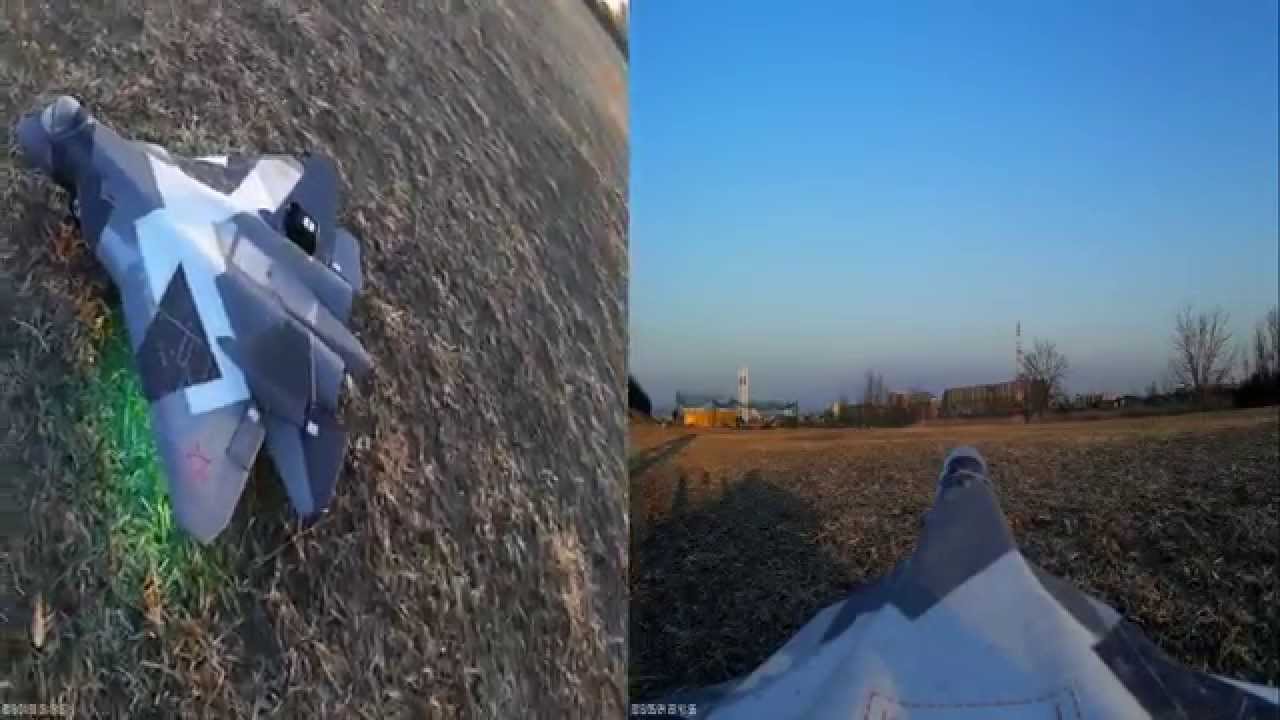 RC T 50 50mmツインEDF PAK FA T-50 - YouTube