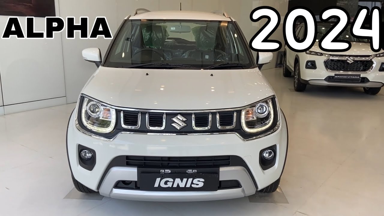 2024 NEW IGNIS ALPHA TOP MODEL || MARUTI SUZUKI IGNIS TOP MODEL WHITE ...