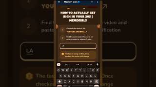 Memefi Secret Code Task Memegirls How To Actually Get Rich In Your 20s ...