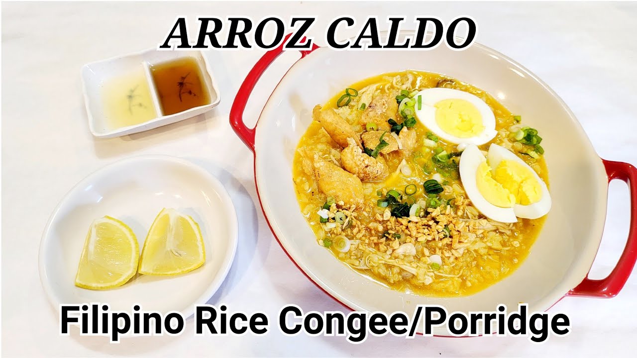 HOW TO MAKE ARROZ CALDO (Filipino Rice Congee/Porridge) Recipe # ...