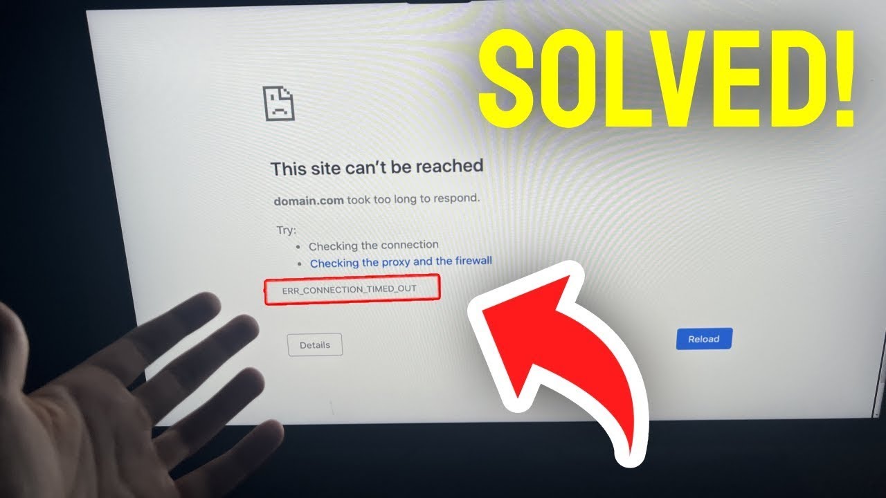 ERR CONNECTION TIMED OUT Google Chrome - FIXED! - YouTube