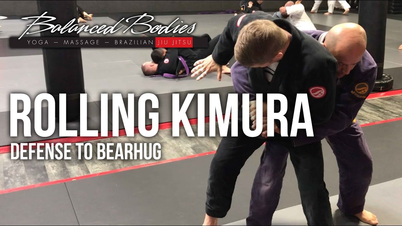 BJJ - Rolling Kimura as Bearhug Defense - YouTube