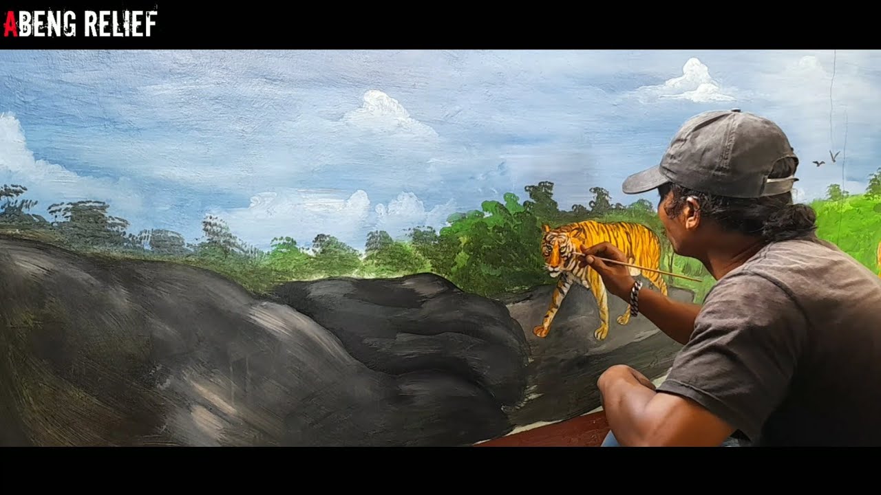 MURAL ALAM LIAR UNTUK HIASAN DINDING KELAS DI SDN 2 TANAK AWU - YouTube