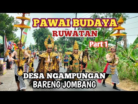 Part 1. Pawai Budaya Ruwatan Desa Ngampungan Bareng Jombang. # ...
