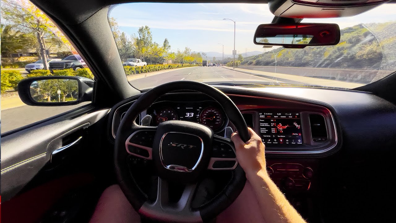 HELLCAT REDEYE SUNSET POV DRIVE 🌄 - YouTube