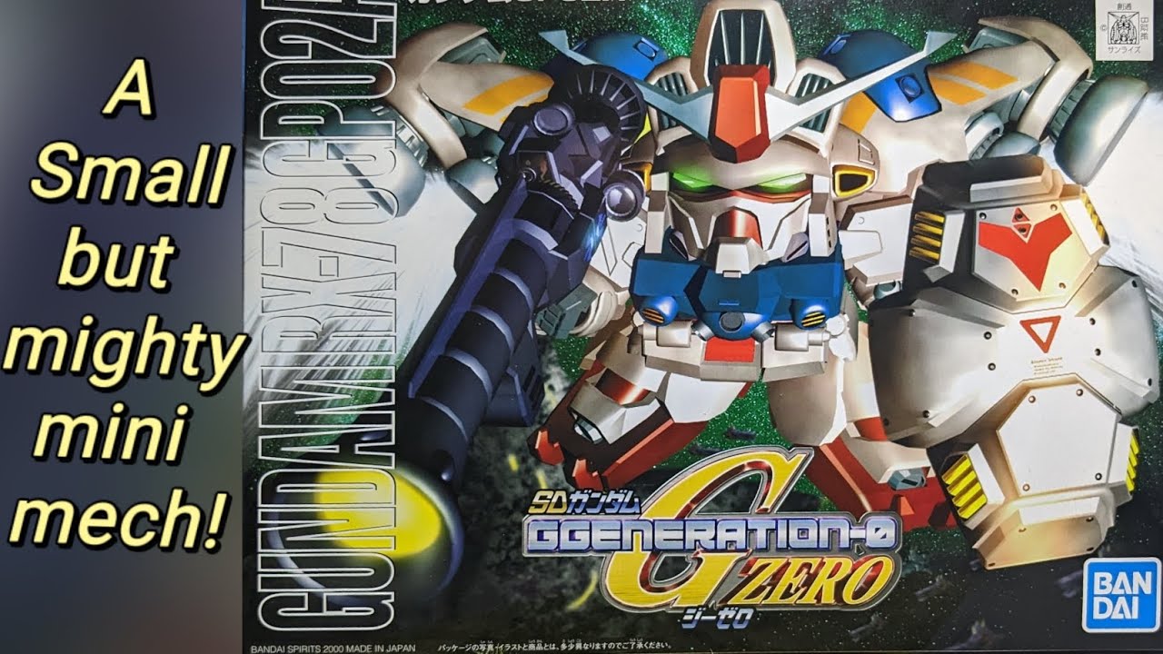 What an absolute perfect little guy! I am instantly in love with the GP02 SD Gundam! - YouTube