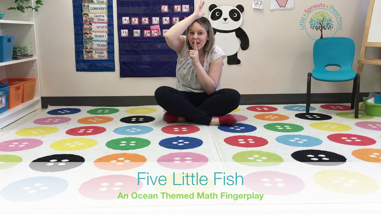 5 Little Fish Fingerplay - YouTube