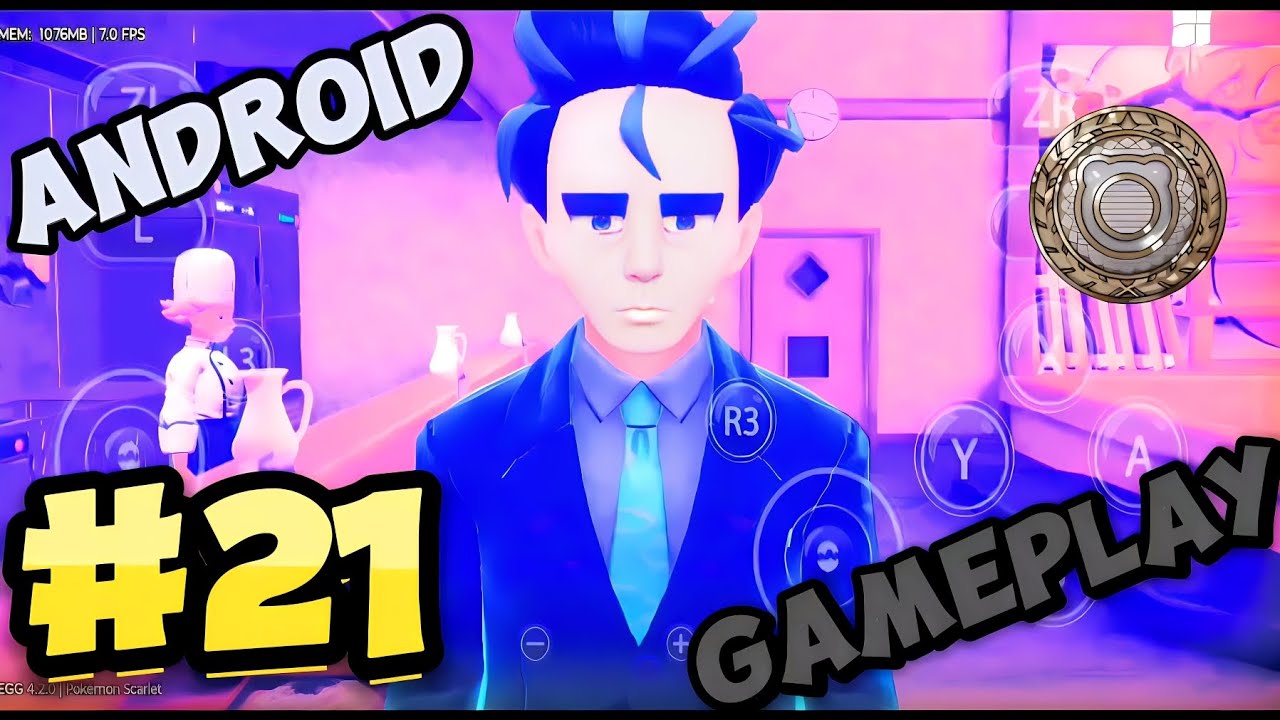 Pokémon Scarlet Gameplay on Android Gym Leader Larry! Medali Gym ...