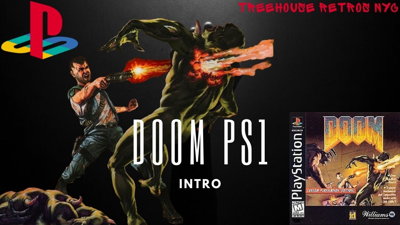 Doom Intro [PS1] [1440p] [60FPS] [1995] - YouTube