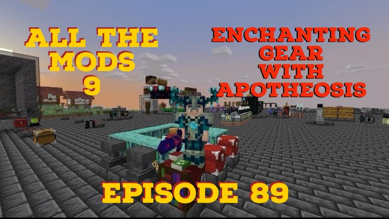 All The Mods 9. Episode 89. Enchanting Gear - YouTube