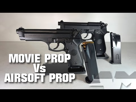 MOVIE PROP vs AIRSOFT PROP / Beretta M-92 Pistol