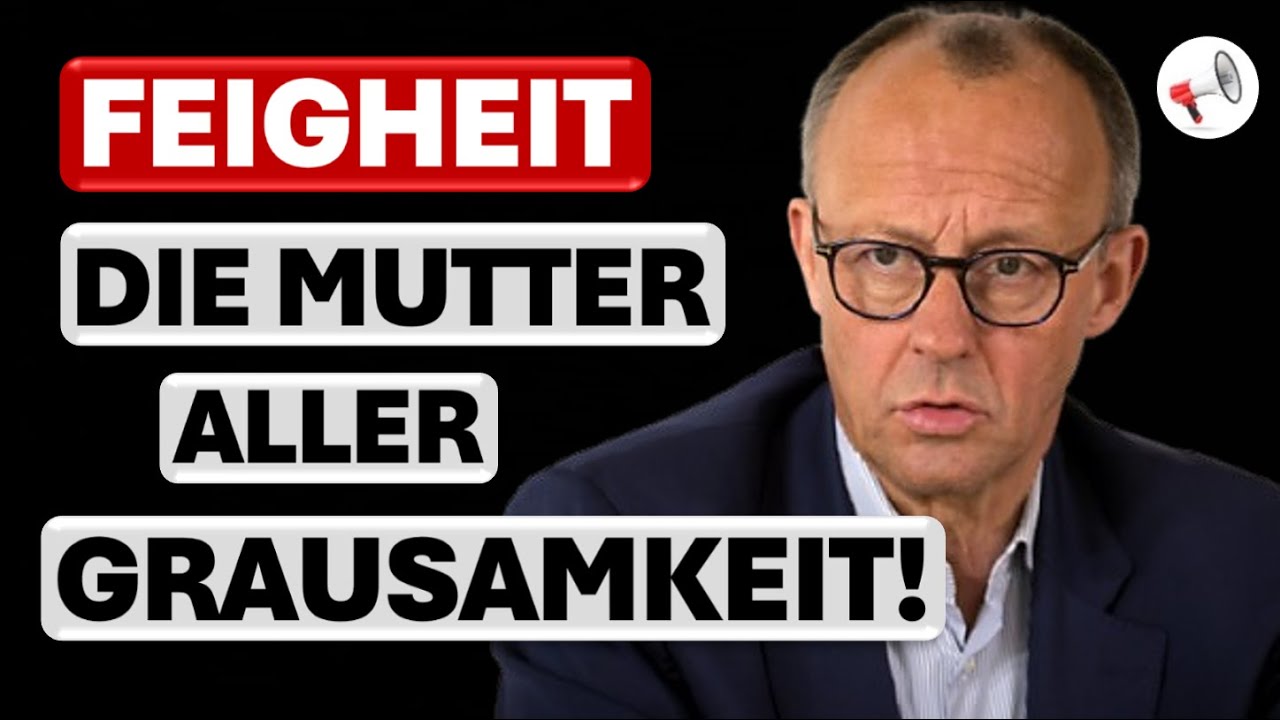 Friedrich Merzel: Feigheit hat jetzt ein Gesicht | Satire - YouTube