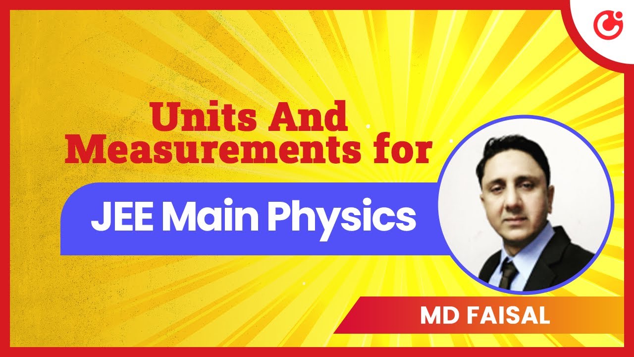 Units And Measurements | JEE Main 2025 Physics | Free Live Class - YouTube