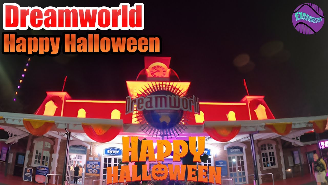 Dreamworld Happy Halloween Event and construction update - YouTube