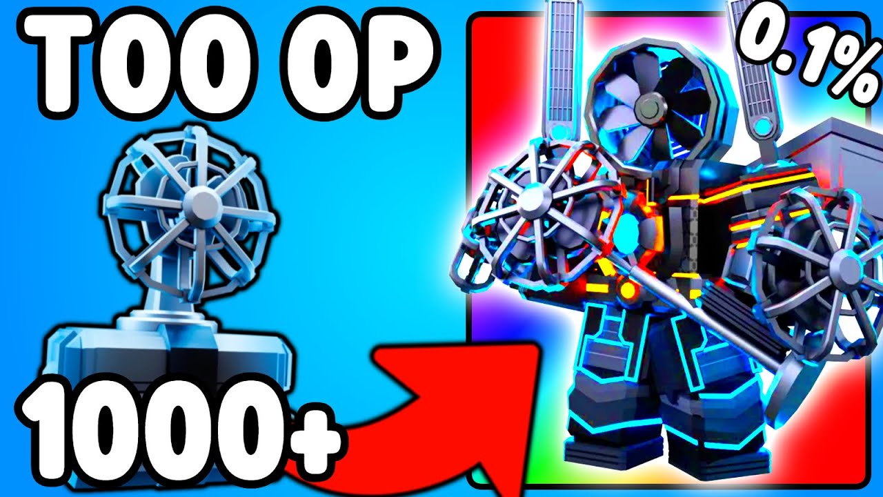 I OPENED 1,000 FAN CRATES AND GOT TITAN FAN MAN! (Toilet Tower Defense ...