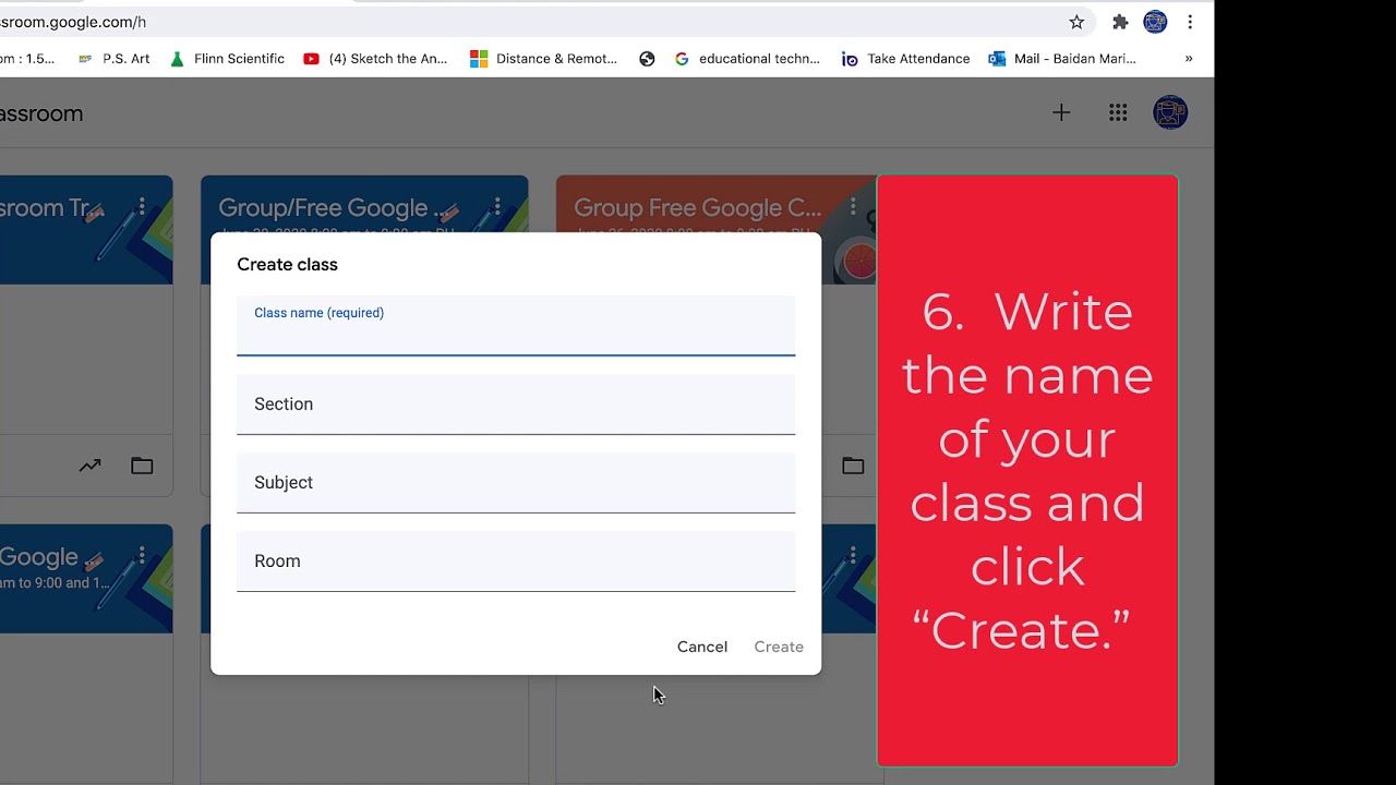 How to create a Google Classroom - YouTube