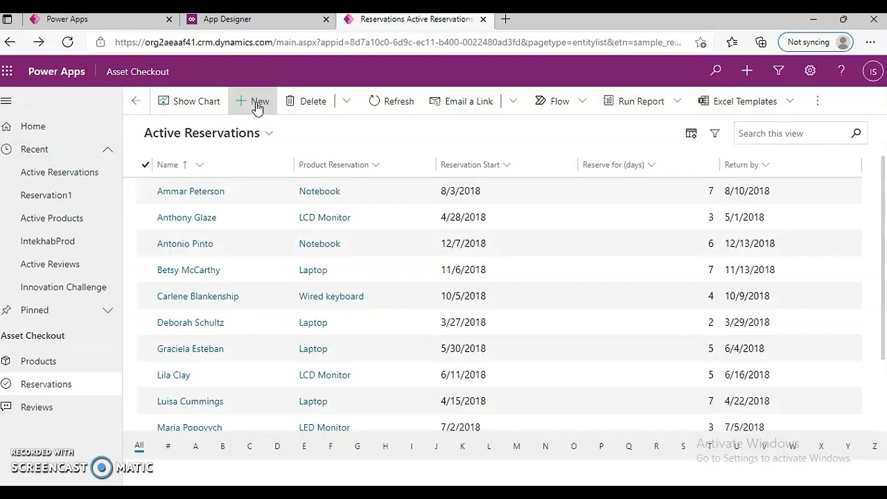Lesson386-Templates-Asset Checkout-Power Apps 1000 Videos - YouTube