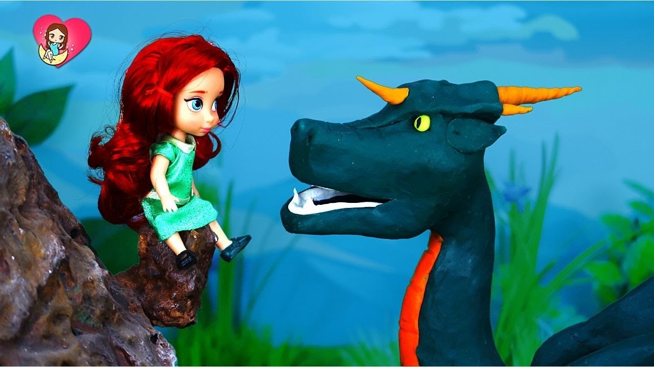 THE LITTLE MERMAID AND THE DRAGON | Disney Princess - YouTube