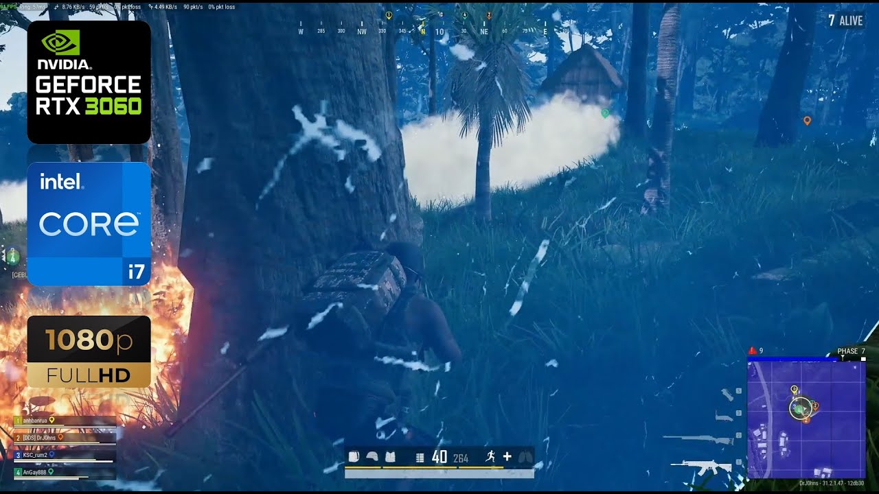 PUBG | Ultra Graphics 165Hz 120FPS | 7 Kills, full squad victory 🫡 ...
