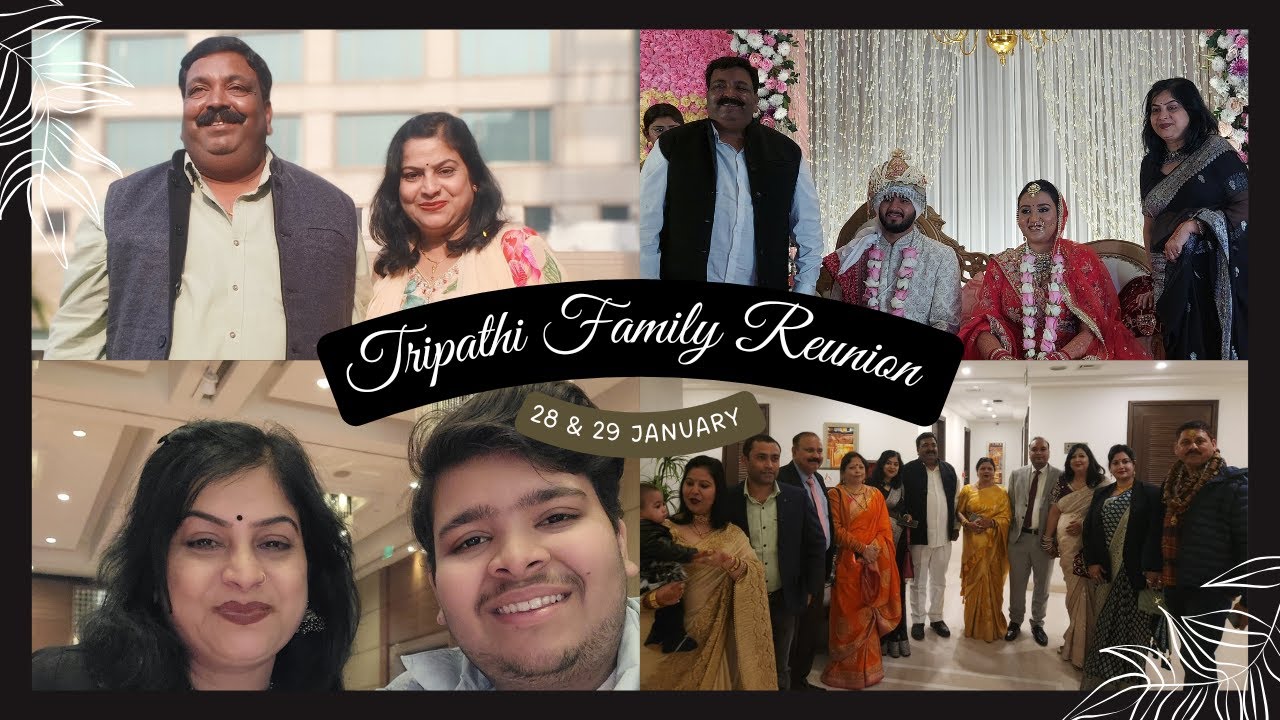 Tripathi Family Reunion | Indian Wedding Vlog | Atharv Gamelogs | # ...