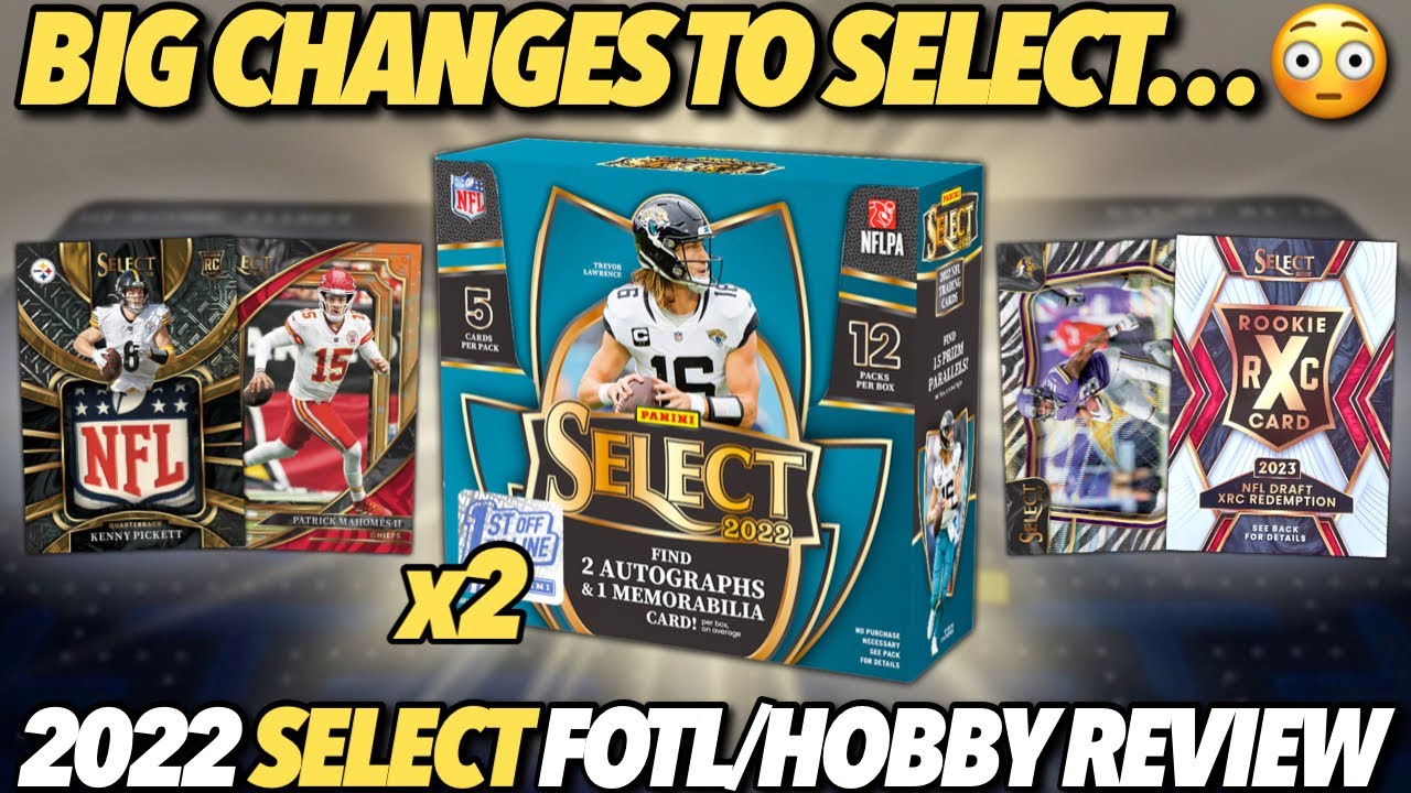 FIRST LOOK AT THE NEW SELECT 🏈 (BIG CHANGES)! 😳🔥 2022 Panini Select ...