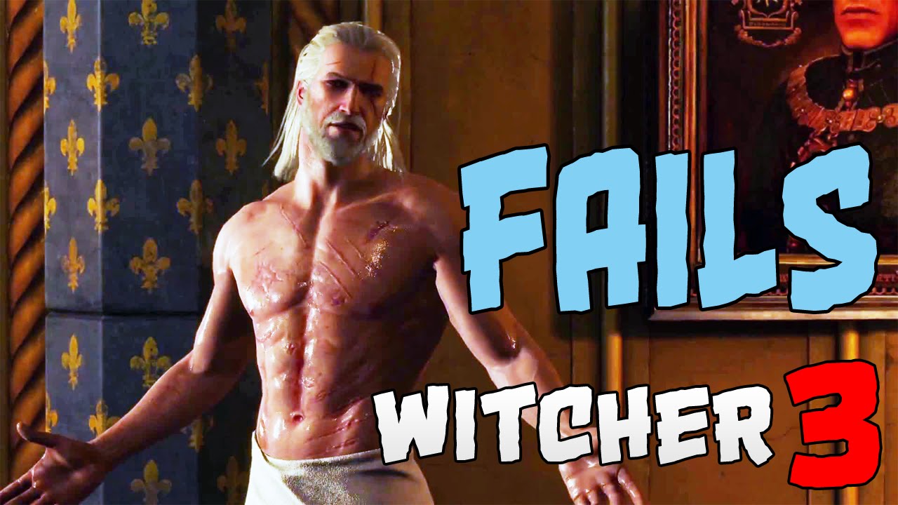 The witcher 3 funny moments - YouTube