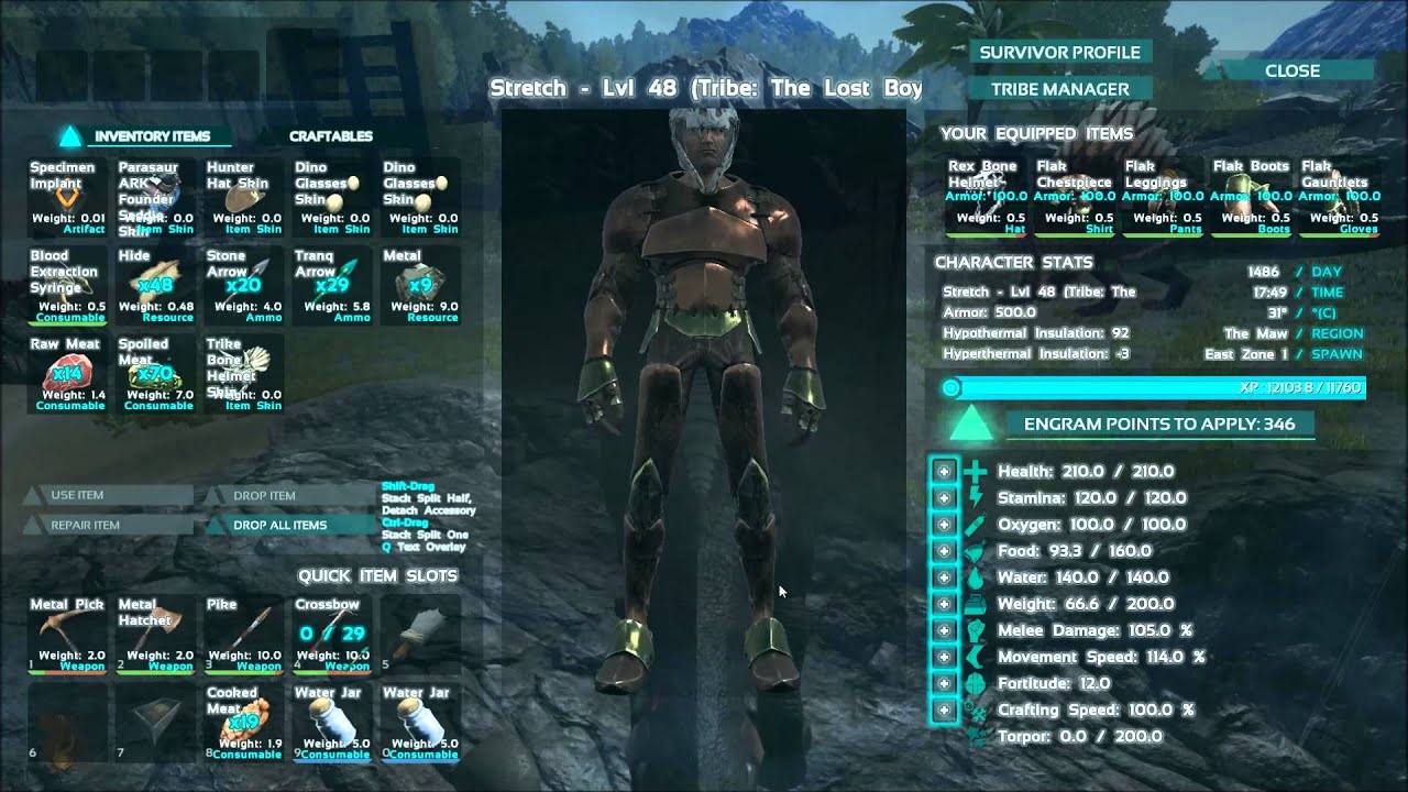 Ark First Alpha T-rex Spawn we are all a little Excited ahahaha - YouTube