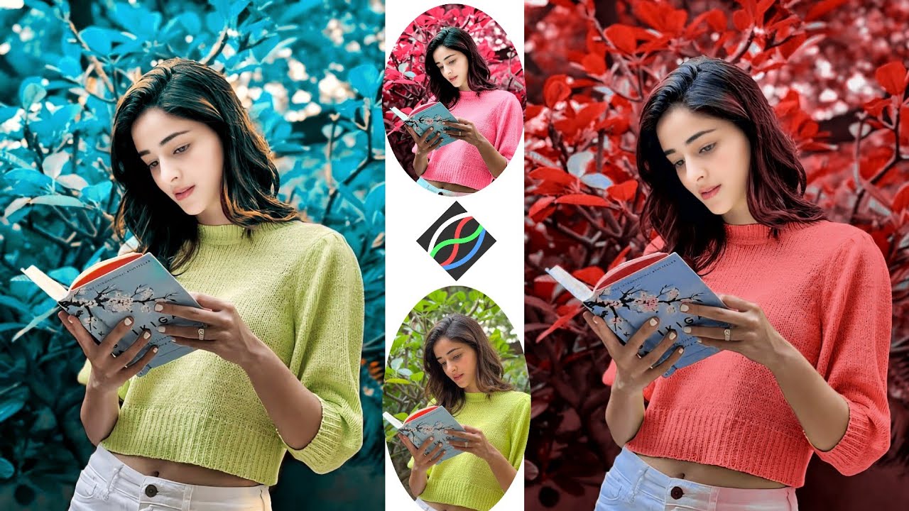 Photo curves app photo editing red color kaise kare online - YouTube